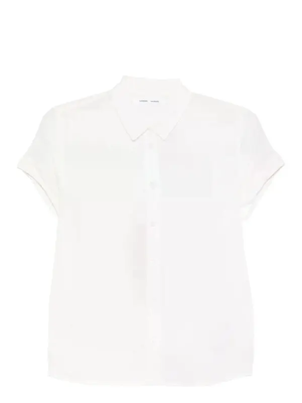 SAMSOE SAMSOE Majan Ss Buttoned Shirt - White