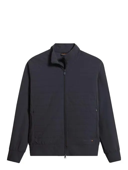 SAVE THE DUCK Water Repellent Quilted Front Jacket - Blue Black