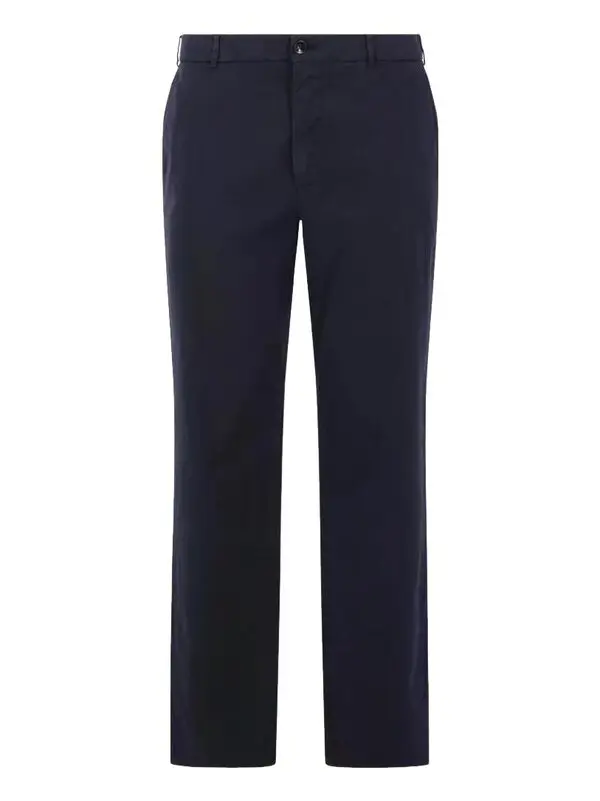 Agnona Buttoned Straight-leg Trousers - Blue