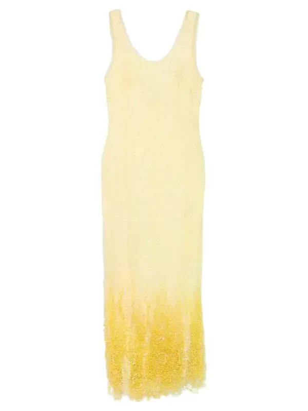 Simkhai Lace Midi Dress - Yellow