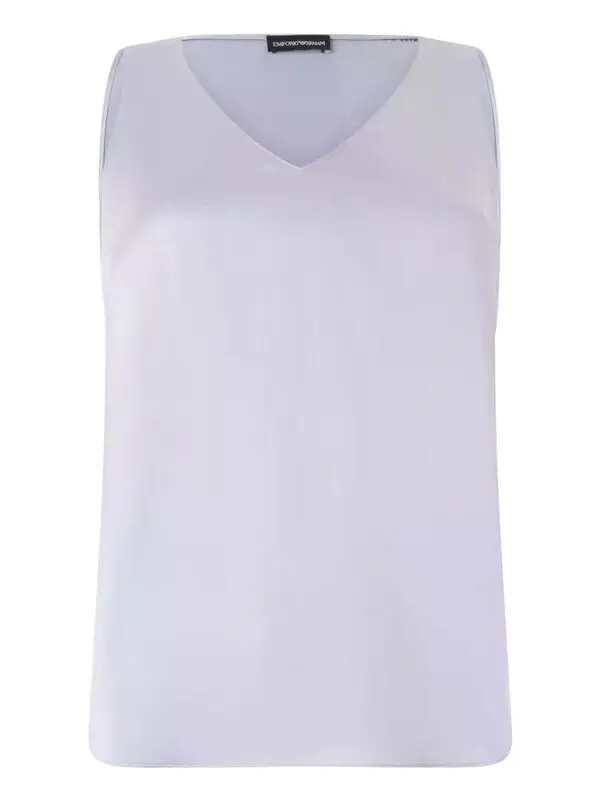 Emporio Armani V-neck Top - Purple