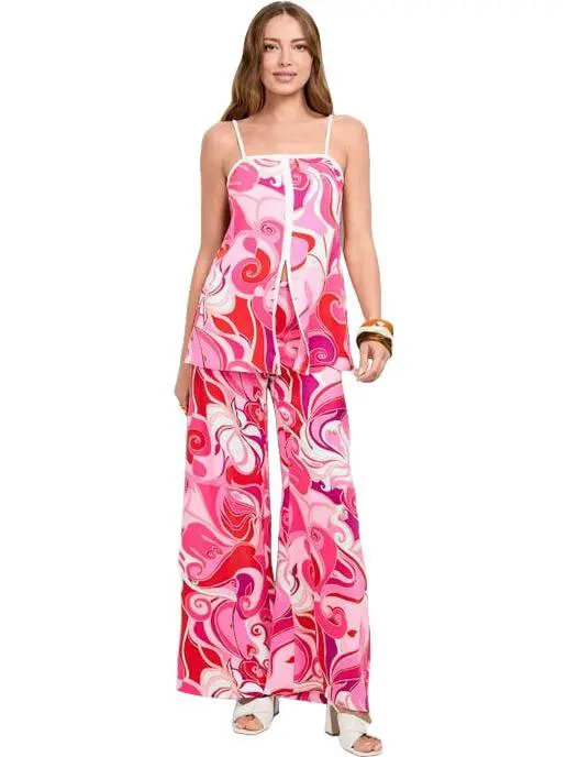 Trina Turk Aliza Printed Tunic Top - Multi