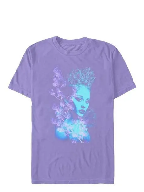WICKED: FOR GOOD Wicked For Good Glinda Double Exposure Portrait Graphic T-shirt - Violet