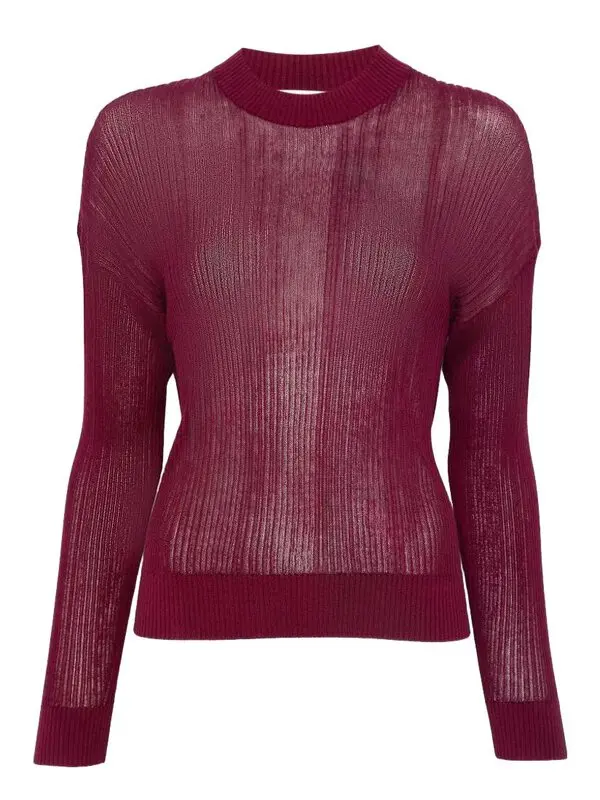 Eric Bompard Round-neck Jumper - Red