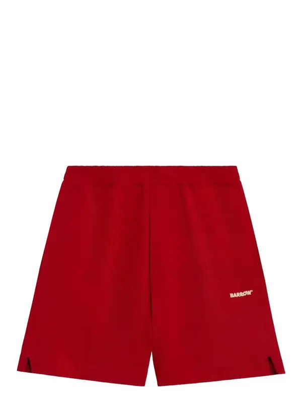 BARROW Side-slit Shorts - Red