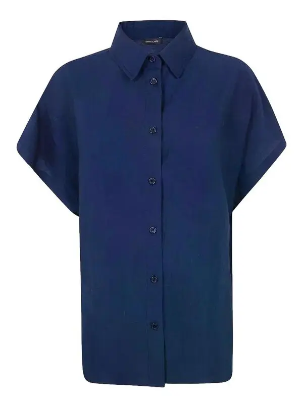 ANNE CLAIRE Buttoned Shirt - Blue