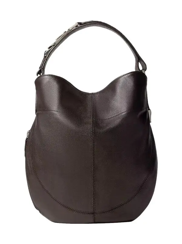 LEMAIRE Magnetic-closure Shoulder Bag - Brown