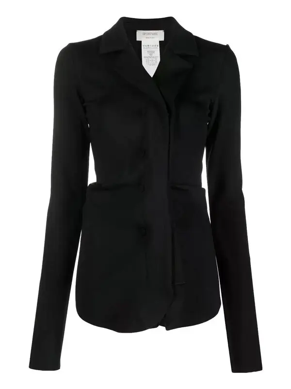 Sportmax Button-fastening Jacket - Black