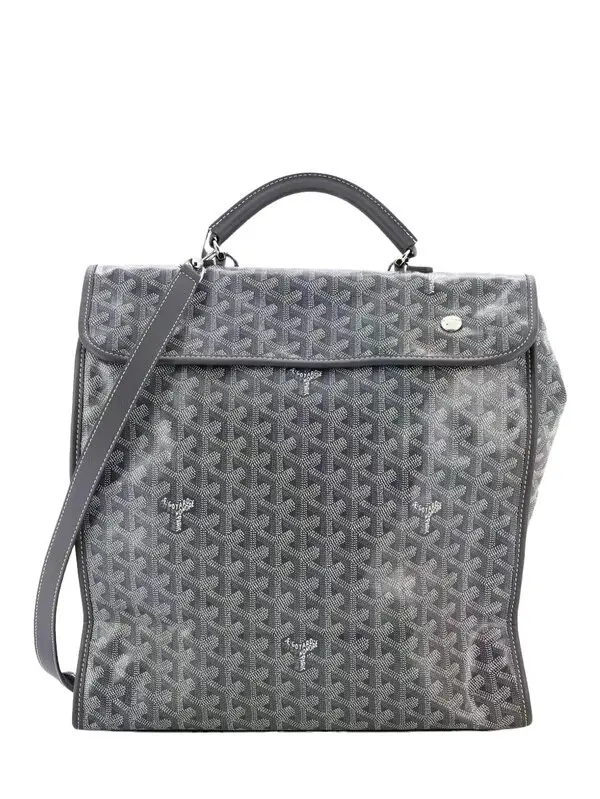 Goyard Saint Leger Coated Canvas Backpack - Grey