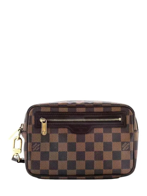 LOUIS VUITTON Pochette Macao Damier Clutch - Brown