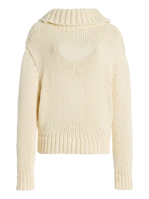 Proenza Schouler Alexandra Cotton-blend Sweater - Ivory