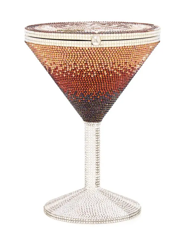 Judith Leiber Espresso Martini Clutch - Brown