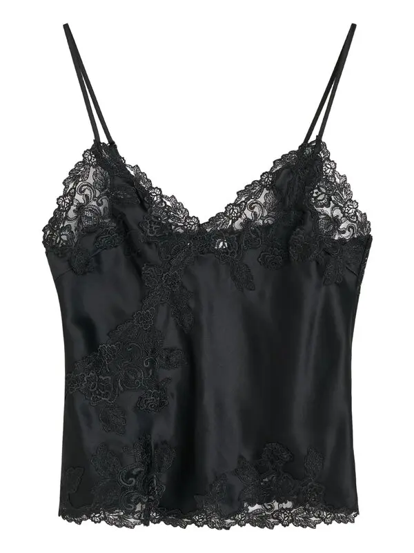 BY MALENE BIRGER Madeleine Satin Top - Black