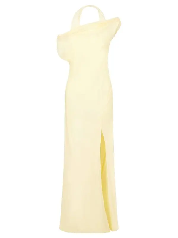 SIR. Strope Silk-chiffon Gown - Yellow