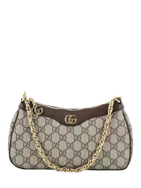 Gucci Ophidia Charm Small Shoulder Bag - Brown