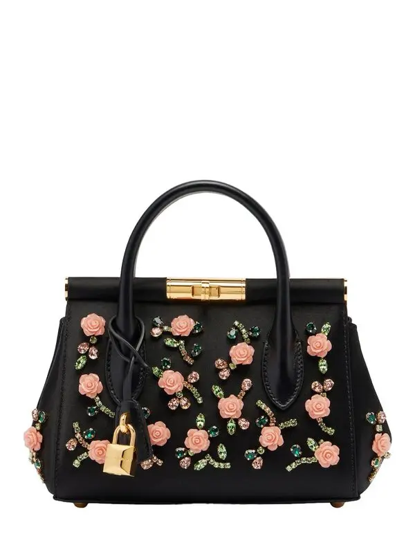 Dolce & Gabbana Marlene Small Embellished Top-handle Bag - Multicoloured
