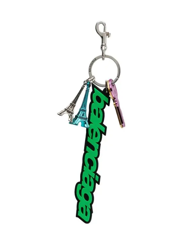Balenciaga Biker Bag Charm - Multicoloured