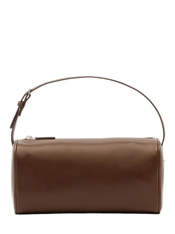 THE ROW 90s Leather Top-handle Bag - Brown