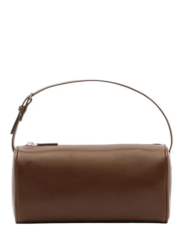 THE ROW 90s Leather Top-handle Bag - Brown