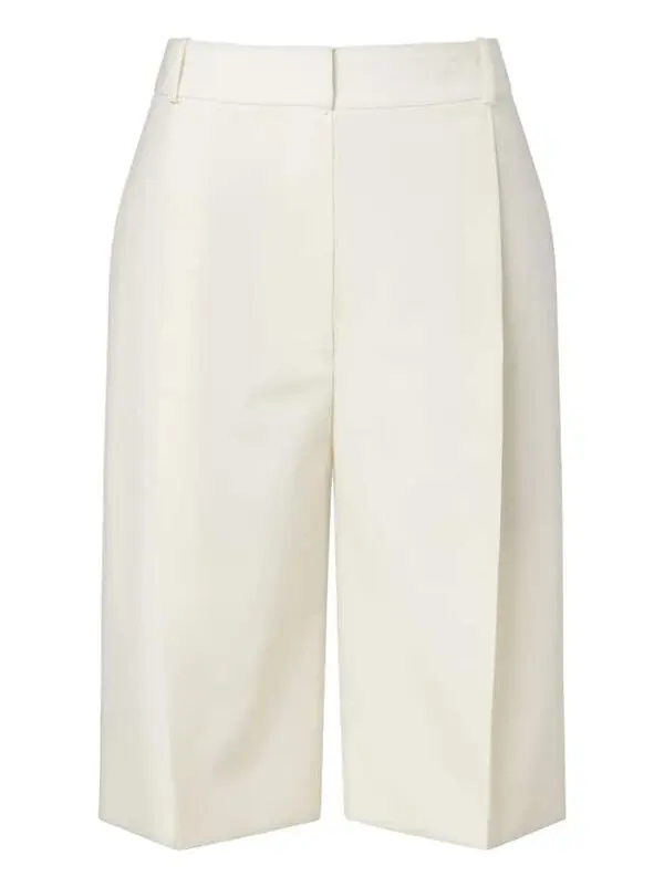 RÓHE Virgin Wool Bermuda Shorts - White