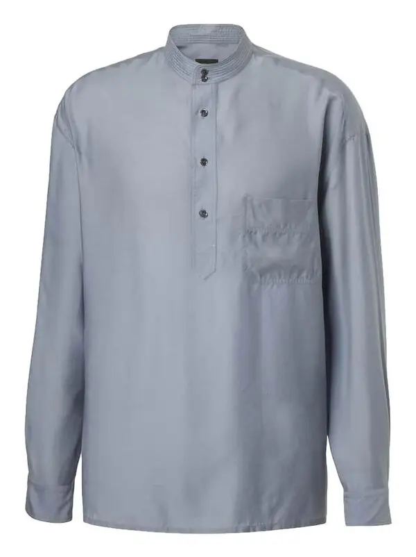 Giorgio Armani Oversized Shirt - Blue