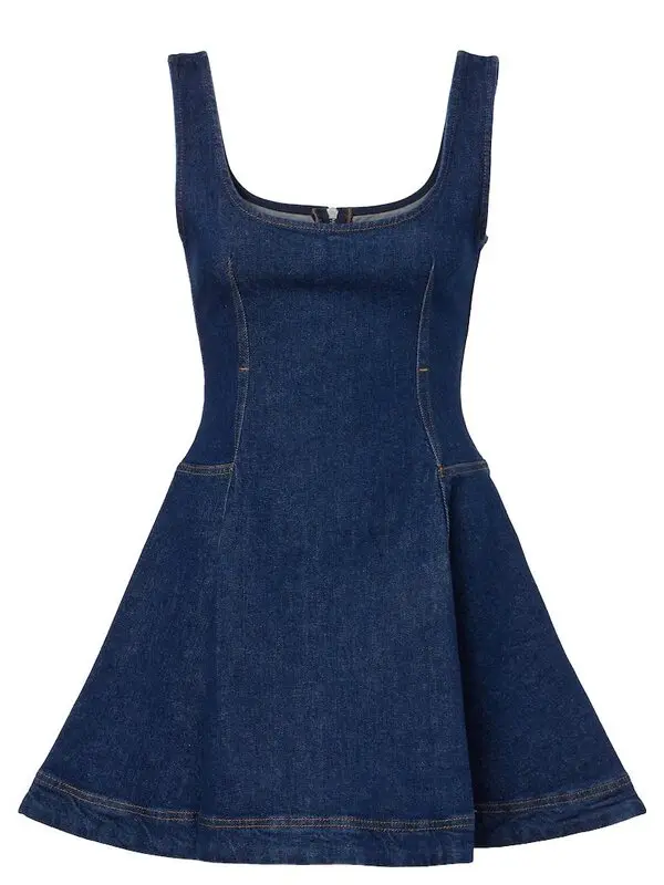 Simkhai Denim Mini Dress - Blue