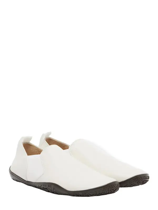 LEMAIRE Leather Slip-on Sneakers - White