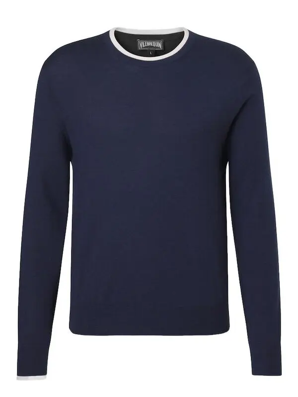 Vilebrequin Cashmere, Wool, And Silk Sweater - Blue
