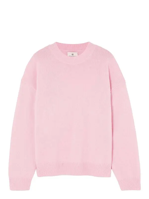 ANINE BING Lee Cashmere Sweater - Baby Pink