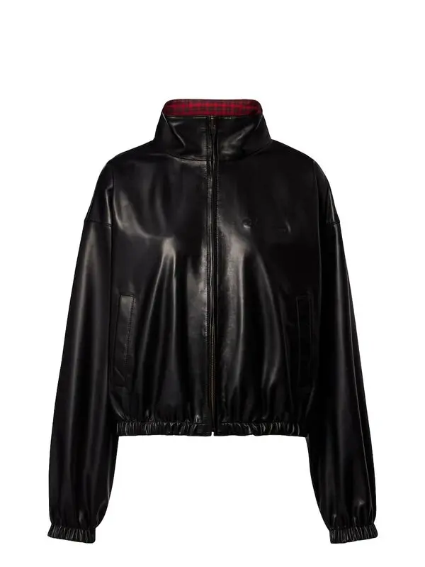 Balenciaga Reversible Leather Jacket - Black