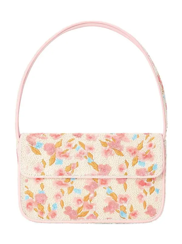 Staud Tommy Beaded Shoulder Bag - Spring Day