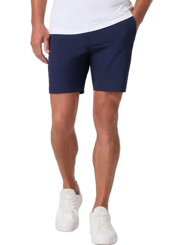 Mizzen+main Helmsman Flat Front Golf Shorts - Navy Solid
