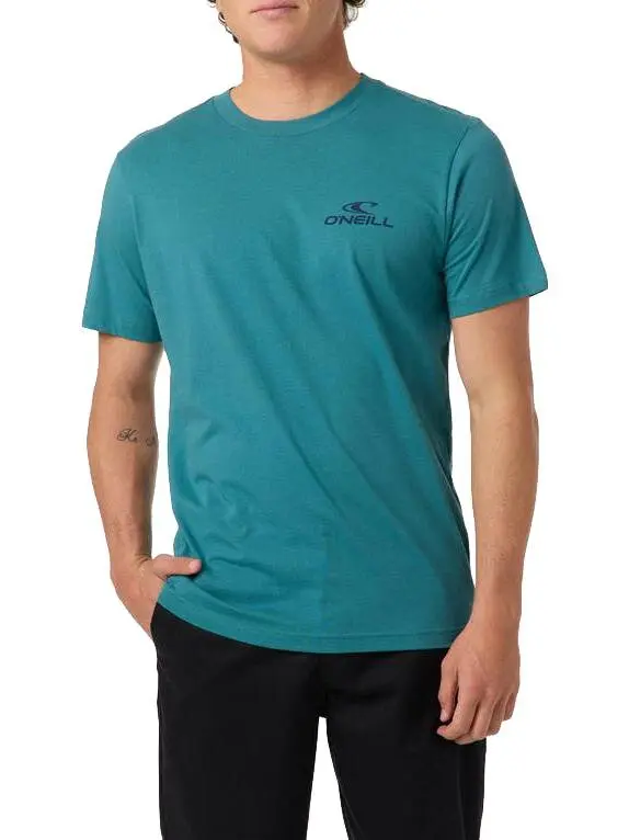 O'Neill Lineup Classic Cotton Graphic T-shirt - Hydro