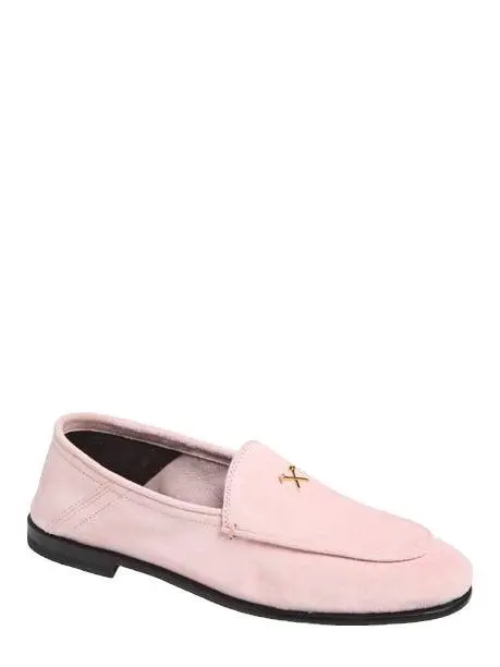 G/fore Metal Tees Suede Flex Loafer - Blush
