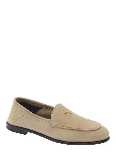 G/fore Metal Tees Suede Flex Loafer - Pumice