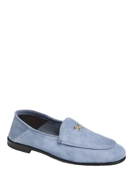 G/fore Metal Tees Suede Flex Loafer - Willow