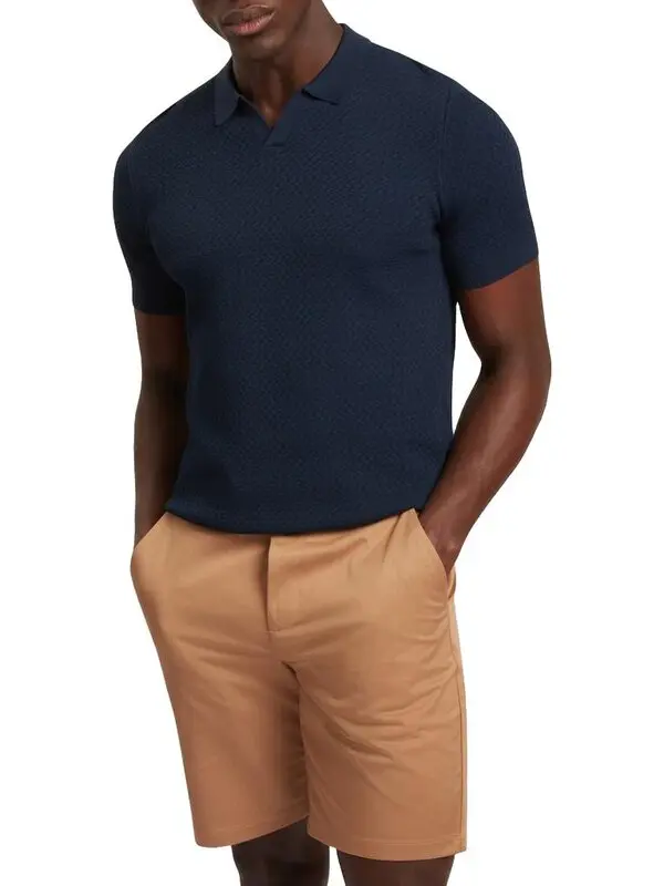 Ted Baker London Luthen Zigzag Polo - Navy