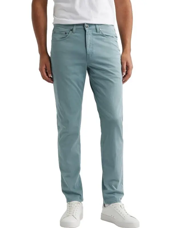 Bugatchi Stretch Cotton Five-pocket Pants - Shark