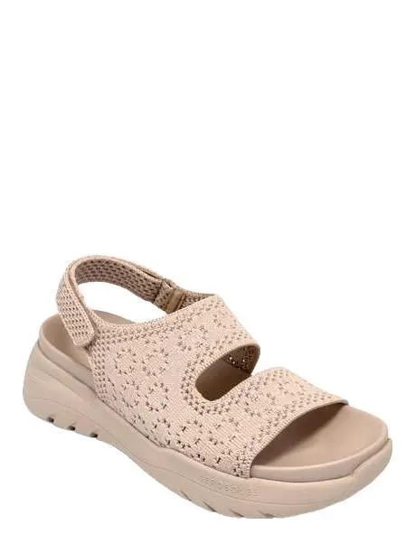 Aerosoles Mesh Slingback Sandal - Cipria Lace Knit