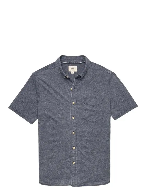 SURFSIDE SUPPLY CO. Joseph Textured Shirt - Navy Blazer