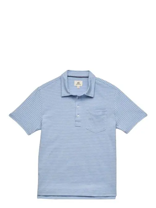 SURFSIDE SUPPLY CO. Michael Stripe Polo - Forever Blue Stripe