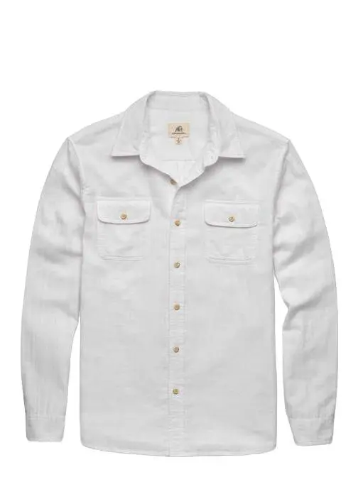 SURFSIDE SUPPLY CO. Zhu Double Gauze Shirt - White