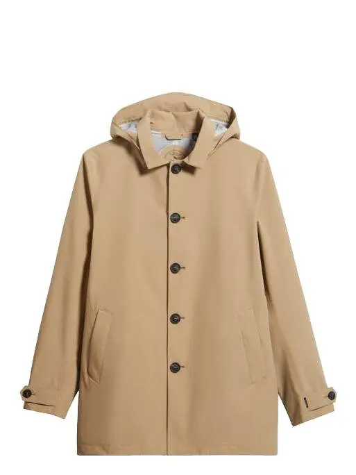 SAVE THE DUCK Benjamin Waterproof Rain Jacket - Stardust Beige