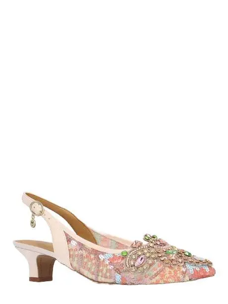 J. Reneé Strovanni Slingback Pump - Pink/pastel