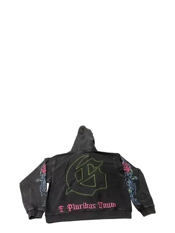 GODSPEED Graphic Print Hoodie - Grey