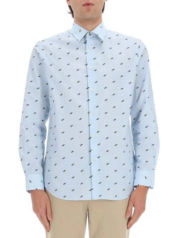 Paul Smith Cotton Shirt - Blue