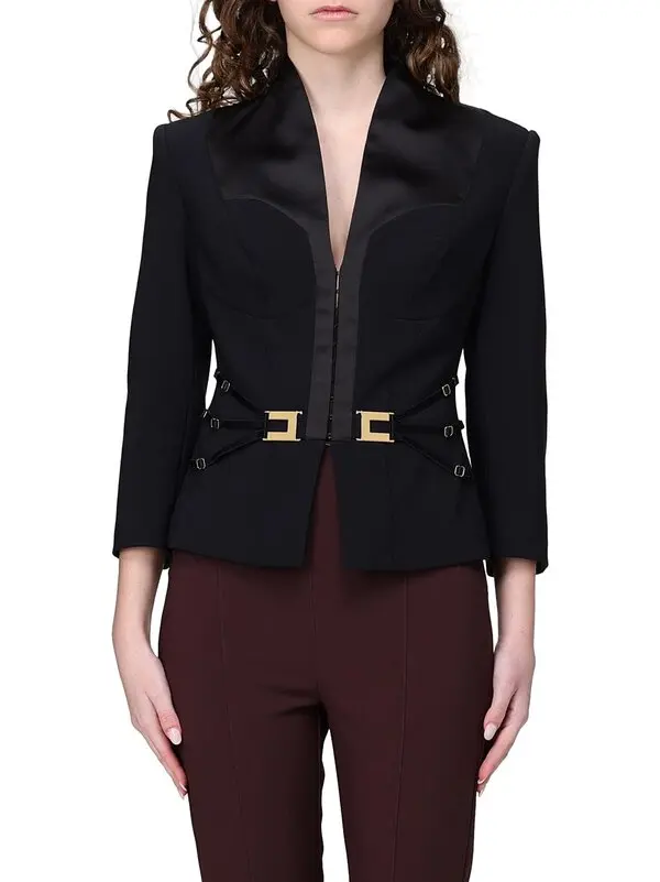 Elisabetta Franchi Jacket - Black