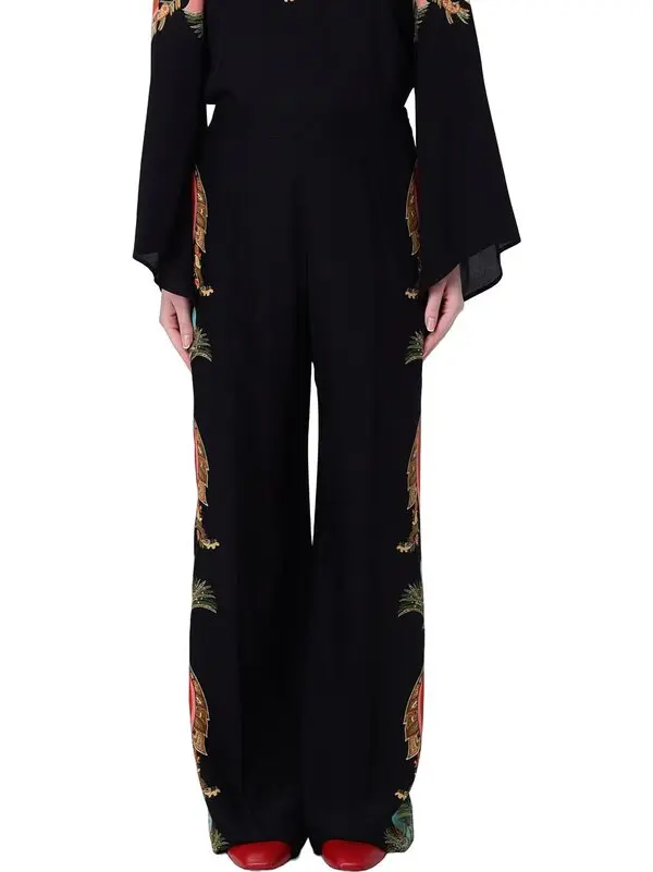 Etro Wide Leg Trousers - Multicolor