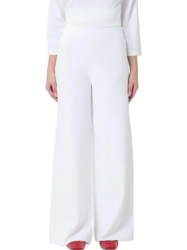 Max Mara Wide Leg Pants - White