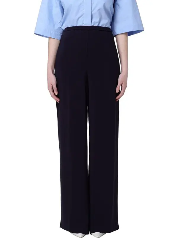 Liviana Conti Wide Leg Trousers - Blue